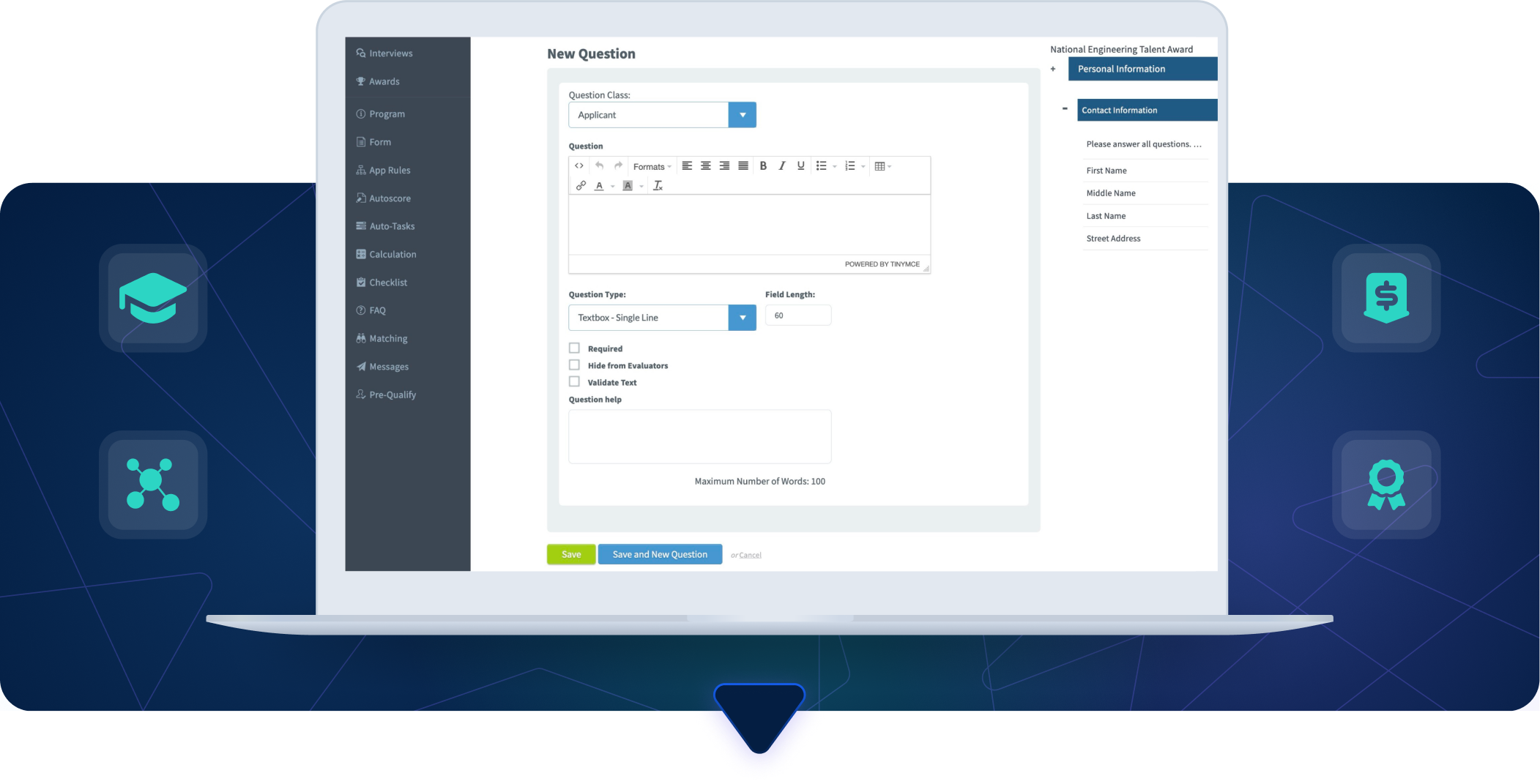 SmarterSelect - Application Management System priced for non-profits.